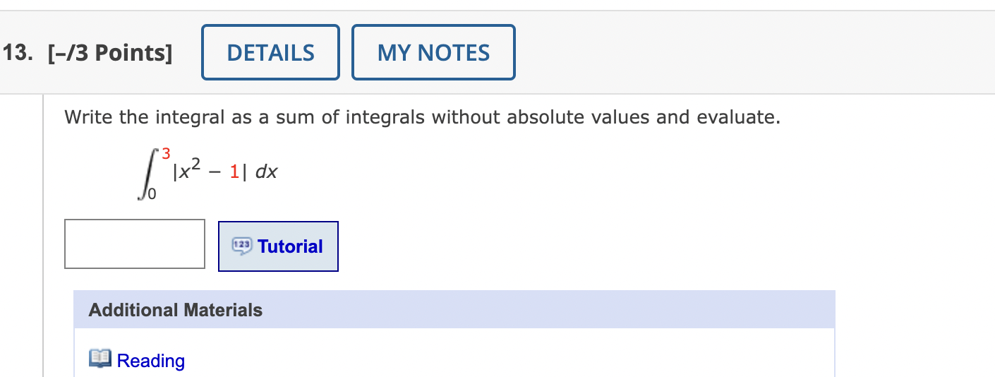 Solved Write the integral as a sum of integrals without | Chegg.com