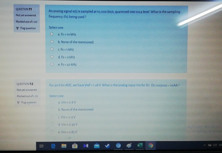 Solved QUESTION 7 Not yet answered Using an UART in 8N1 | Chegg.com