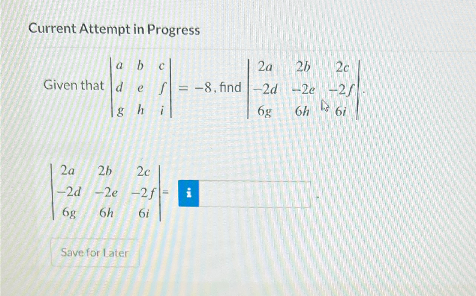 Solved Current Attempt in ProgressGiven that | Chegg.com