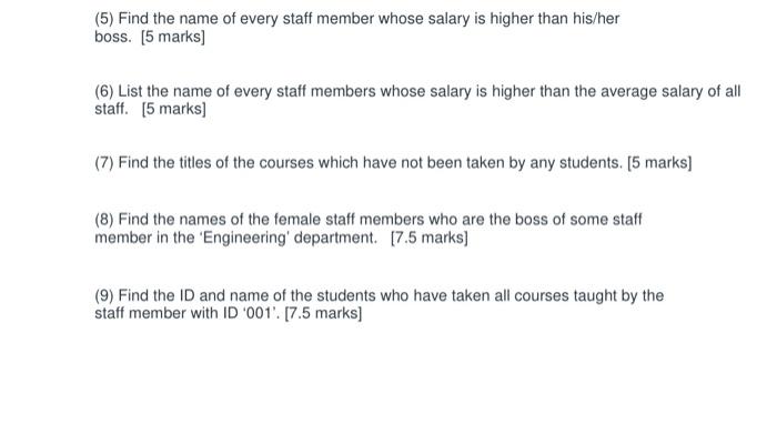 Solved A database schema consisting of four relations | Chegg.com