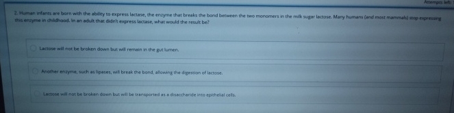 Solved Atrempes ief:2. ﻿Human infants are barn wint the | Chegg.com