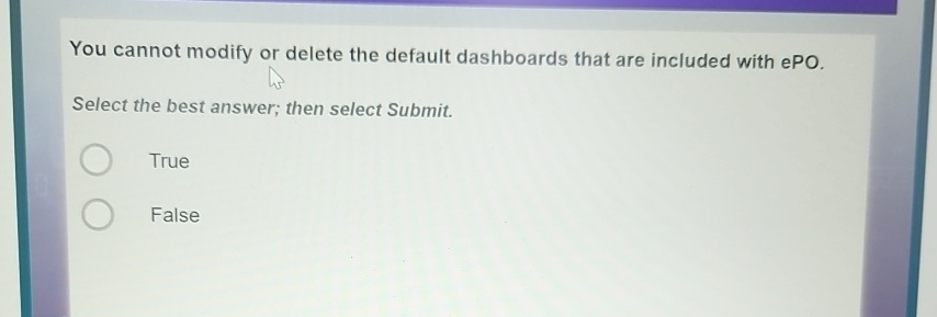 Solved You cannot modify or delete the default dashboards | Chegg.com