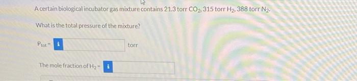 Solved At 50.0°C and a pressure of 726 torr, a gas was found | Chegg.com