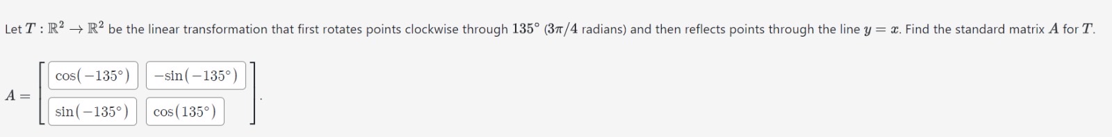 Solved Let T:R2→R2 ﻿be the linear transformation that first | Chegg.com