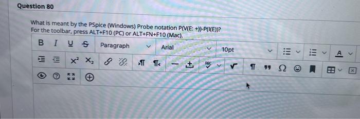 Solved What is meant by the PSpice (Windows) Probe notation | Chegg.com