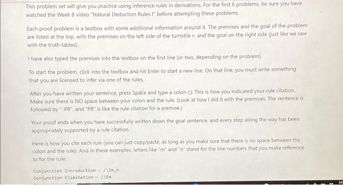Solved Conjunction Introduction /\Im,n Conjunction | Chegg.com