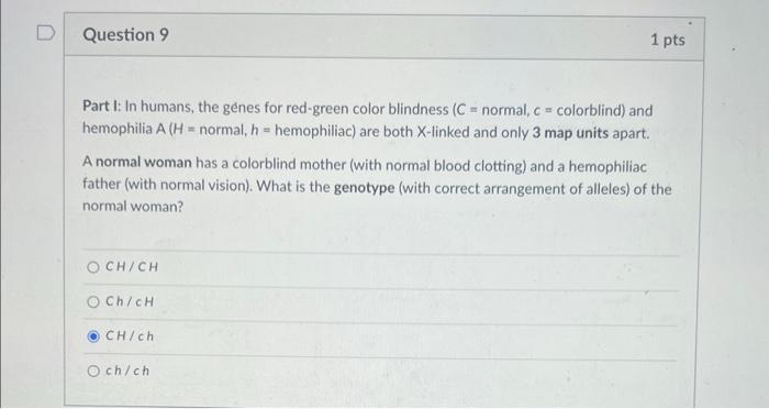 Solved Part II (Do Part I first): In humans, the genes for | Chegg.com