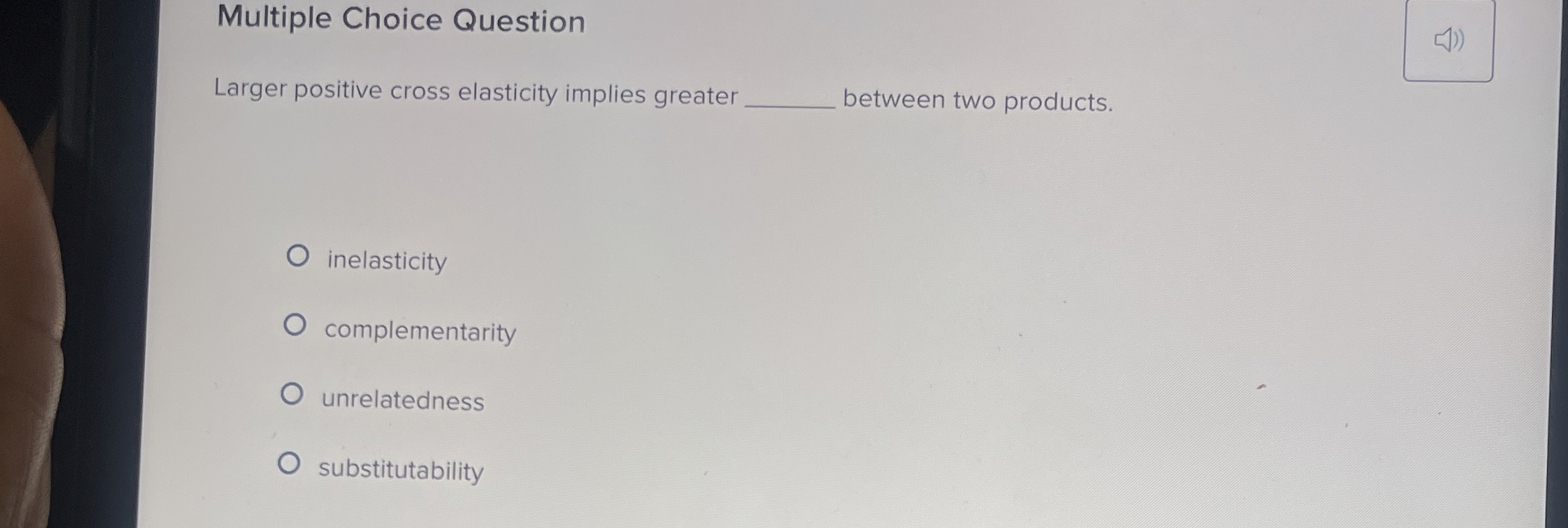 Solved Multiple Choice QuestionLarger positive cross | Chegg.com
