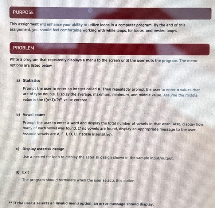 Solved This assignment will enhance your ability to utilize | Chegg.com