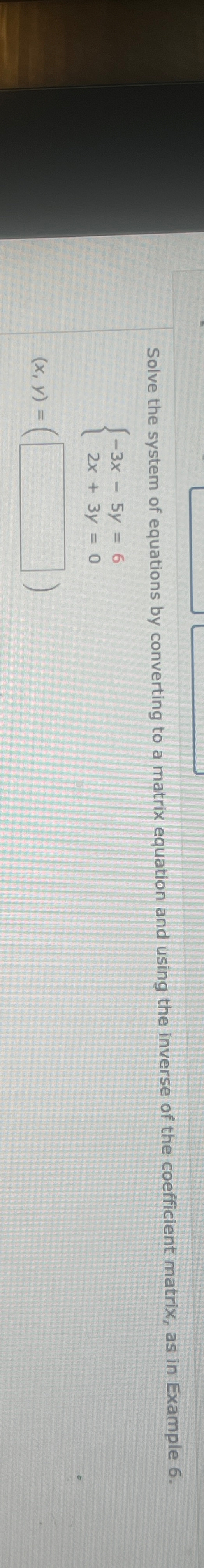 Solved Solve the system of equations by converting to a | Chegg.com
