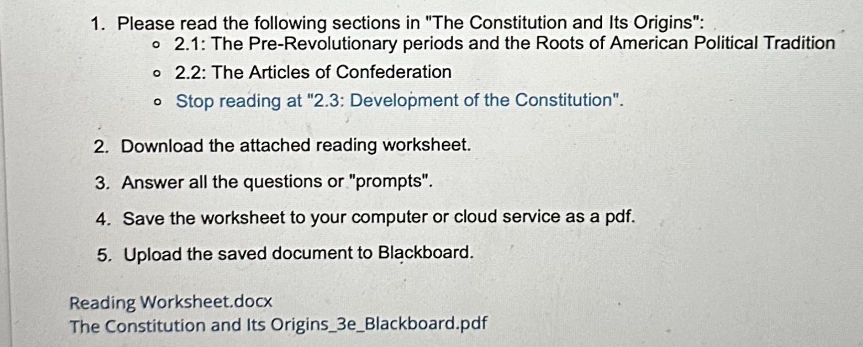 Solved Please read the following sections in "The | Chegg.com