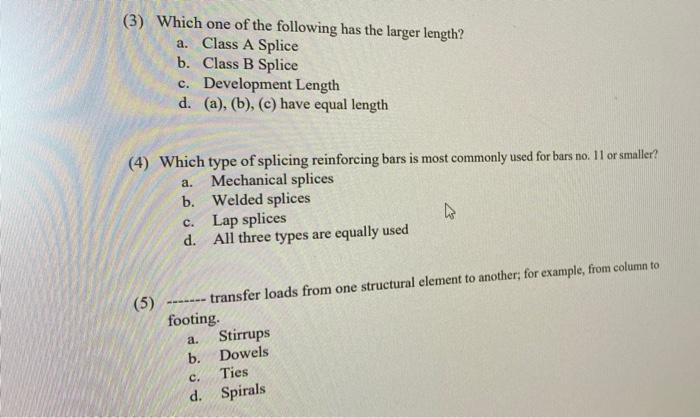 Solved (3) Which one of the following has the larger length? | Chegg.com