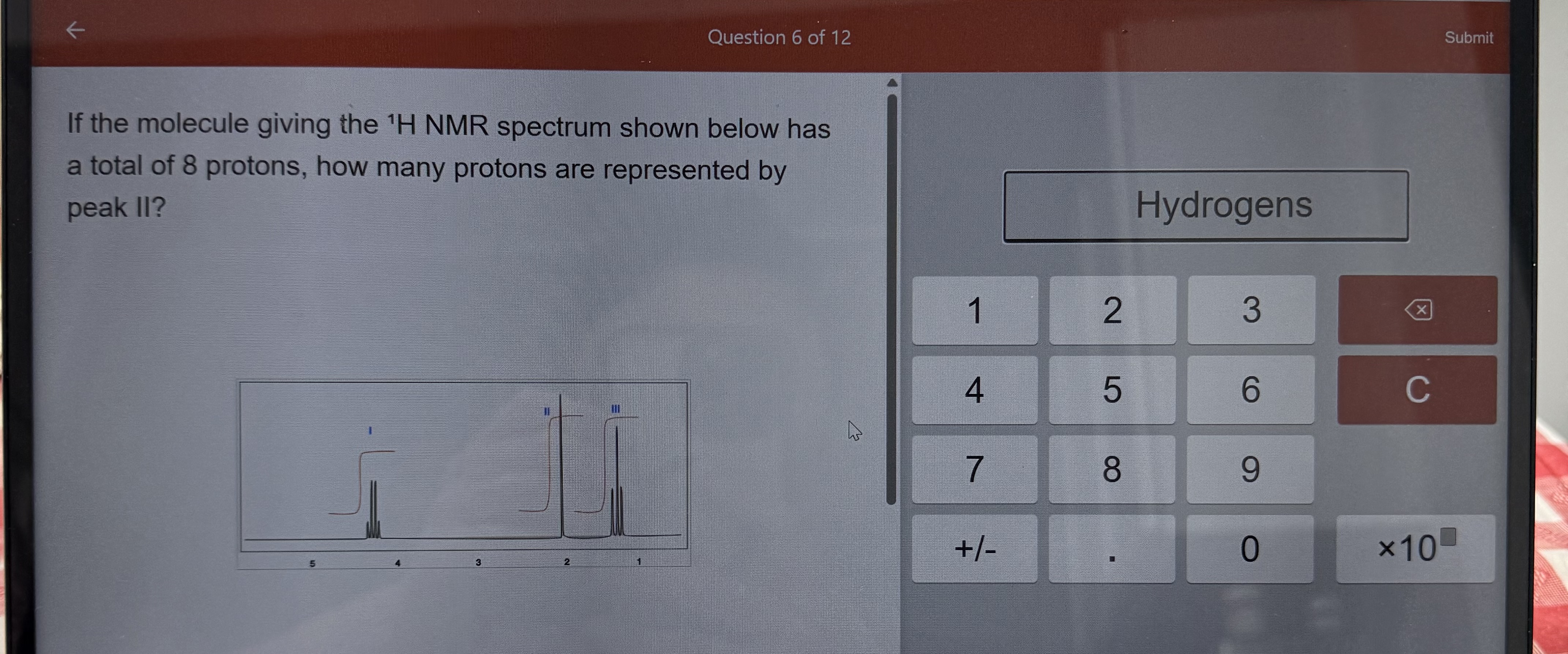 [Solved]: If the molecule giving the ( { }^{1} mathrm{H}