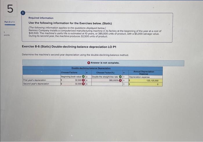 Required information Use the following information | Chegg.com
