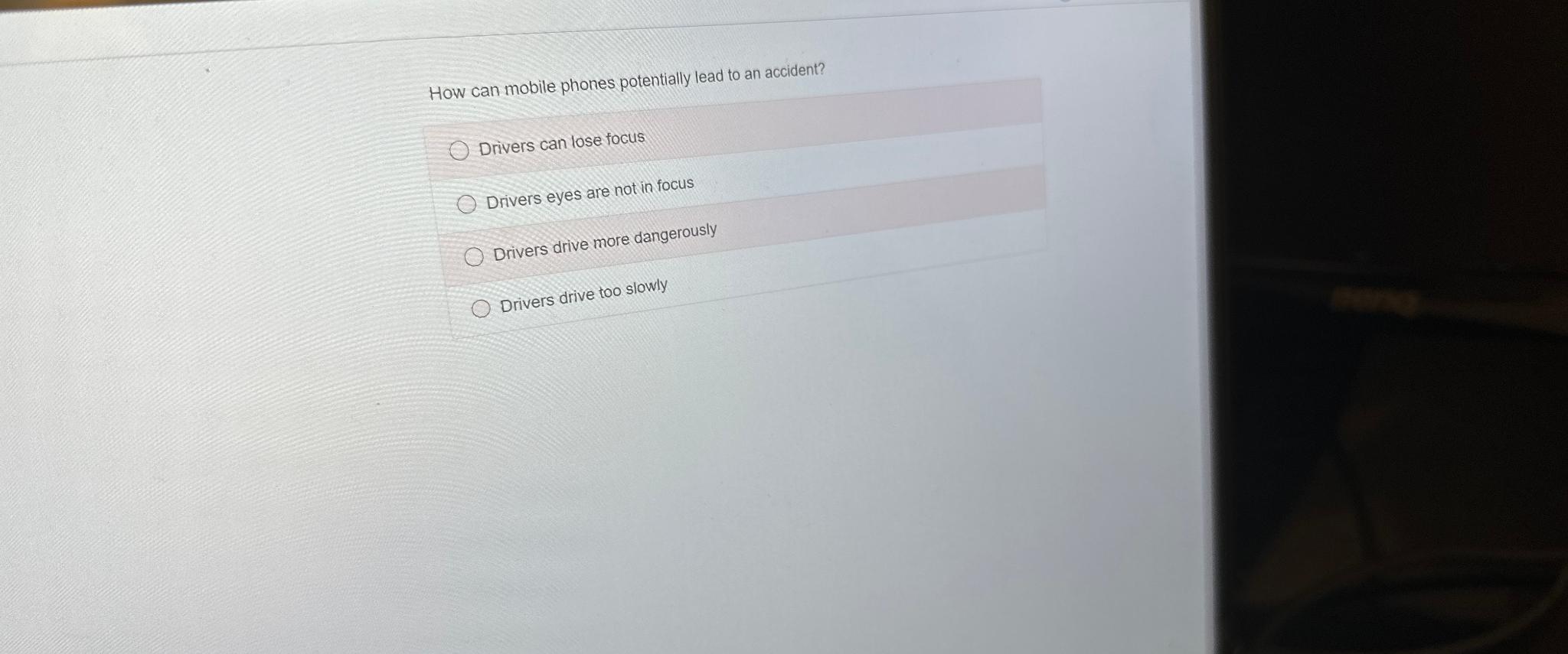 Solved How can mobile phones potentially lead to an | Chegg.com