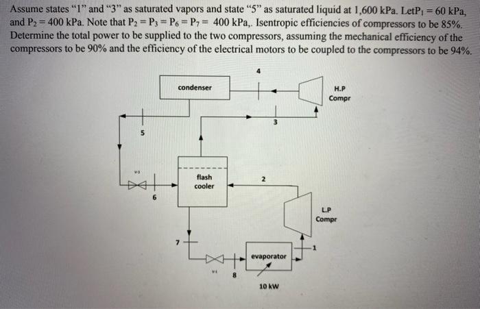 Solved determine the total power to be supplied to the two | Chegg.com