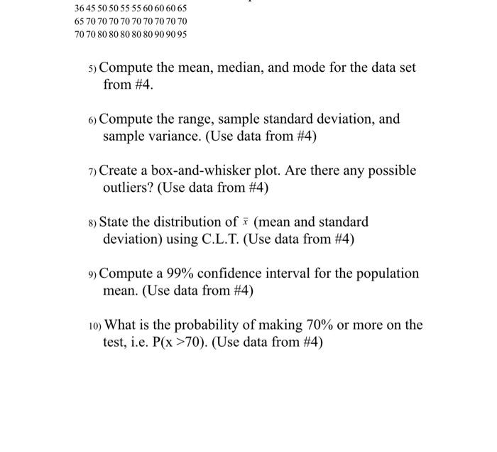 Solved State the distribution of t mean and standard | Chegg.com