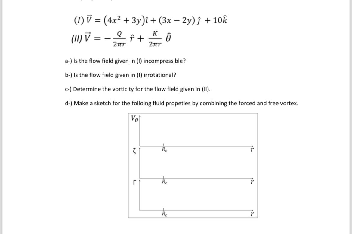 Solved (I) ﻿vec(V)=(4x2+3y)hat(ı)+(3x-2y)hat(ȷ)+10hat(k)(II) | Chegg.com