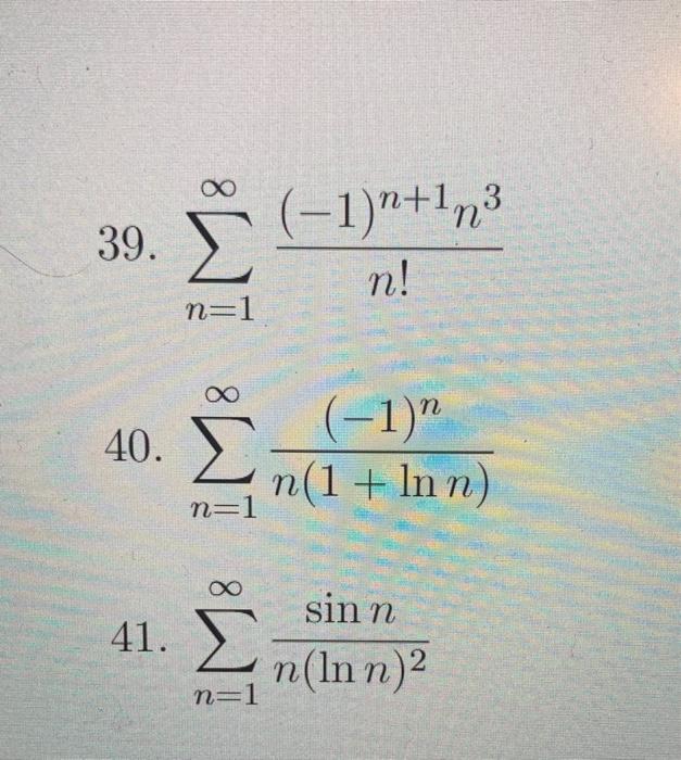 Solved Determine either absolute convergence, conditional | Chegg.com Solved Determine either absolute convergence, conditional | Chegg.com