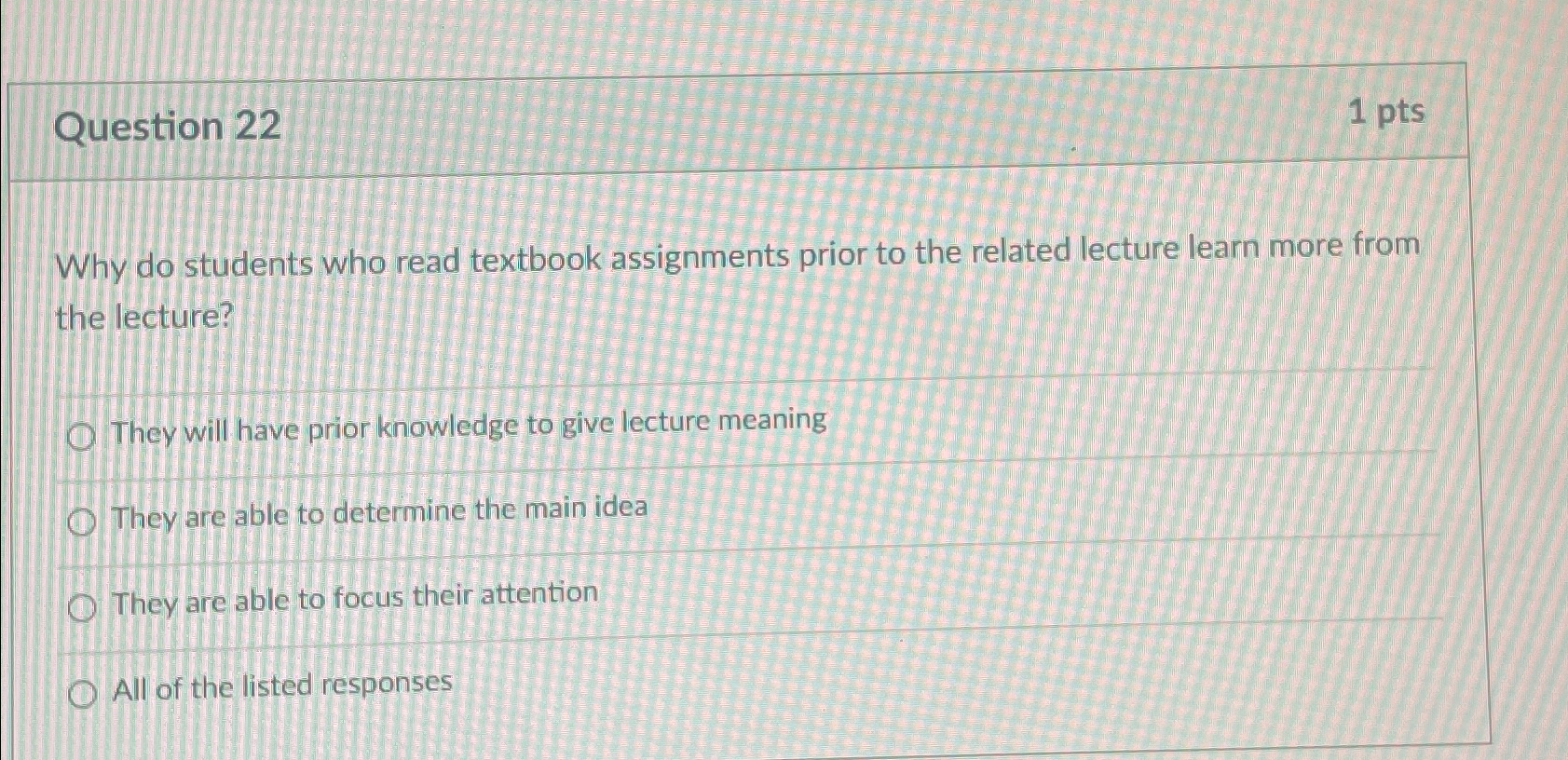 Solved Question 221ptsWhy do students who read textbook | Chegg.com