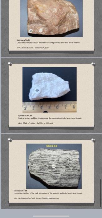 Solved STEPS 1 Use the Flowchart for Rock ID (choose from | Chegg.com