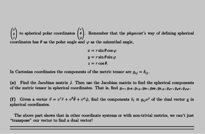 Solved Problem 9.1 - Tensors and Transformations In this | Chegg.com