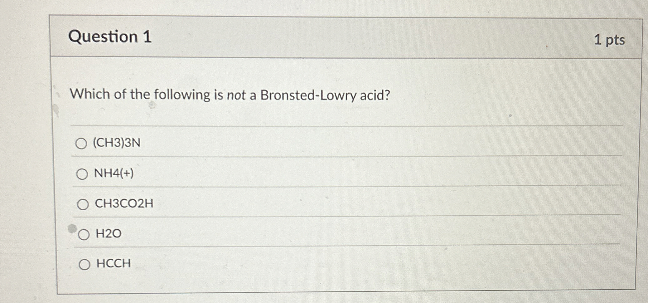 Solved Question 1Which of the following is not a | Chegg.com