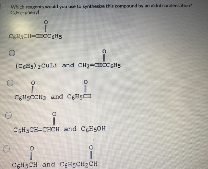 Solved Which reagents would you use to synthesize this | Chegg.com