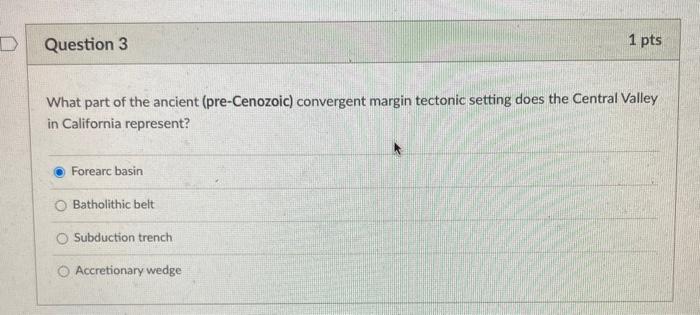 Solved D Question 3 1 pts What part of the ancient | Chegg.com