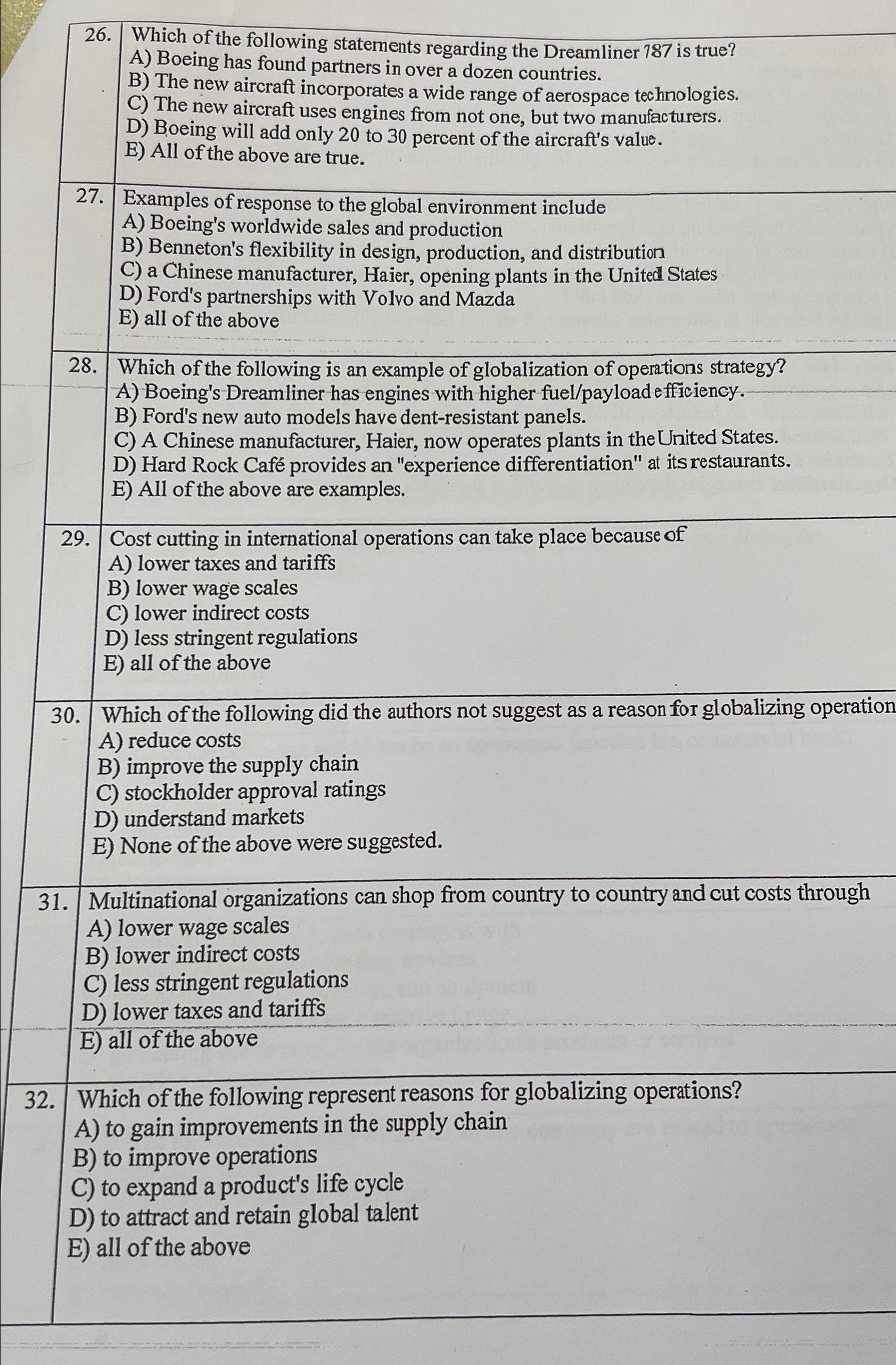 Solved Which of the following statements regarding the | Chegg.com