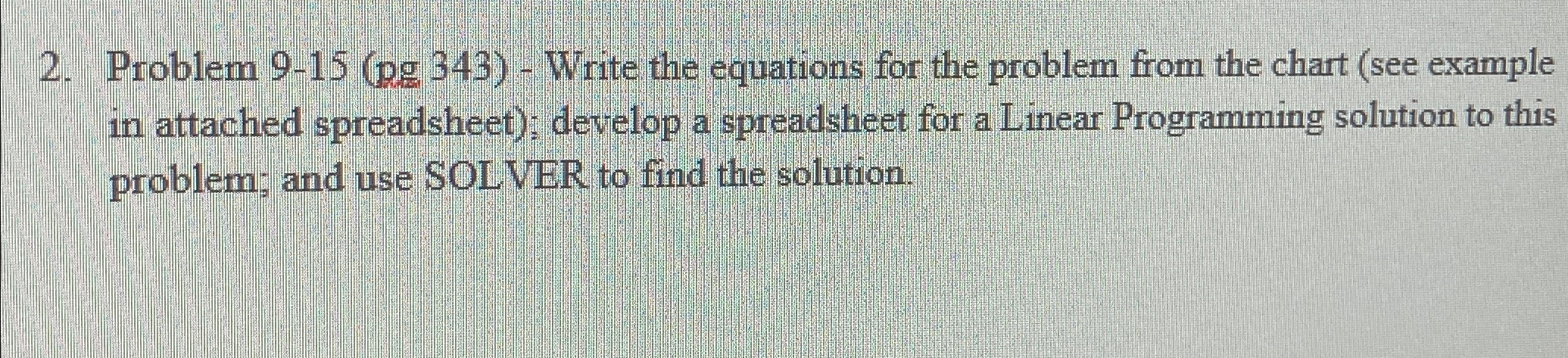 Problem 9-15 ( pg343 - ﻿Write the equations for the | Chegg.com
