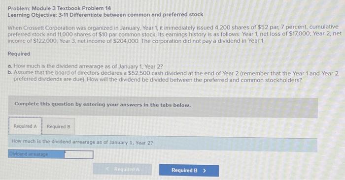 Solved Problem: Module 3 Textbook Problem 14 Leorning | Chegg.com