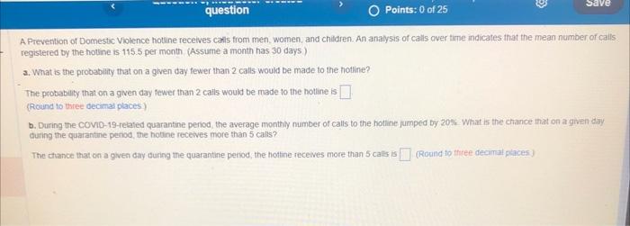 Solved A. Prevention of Domestic violence hotine recelves | Chegg.com