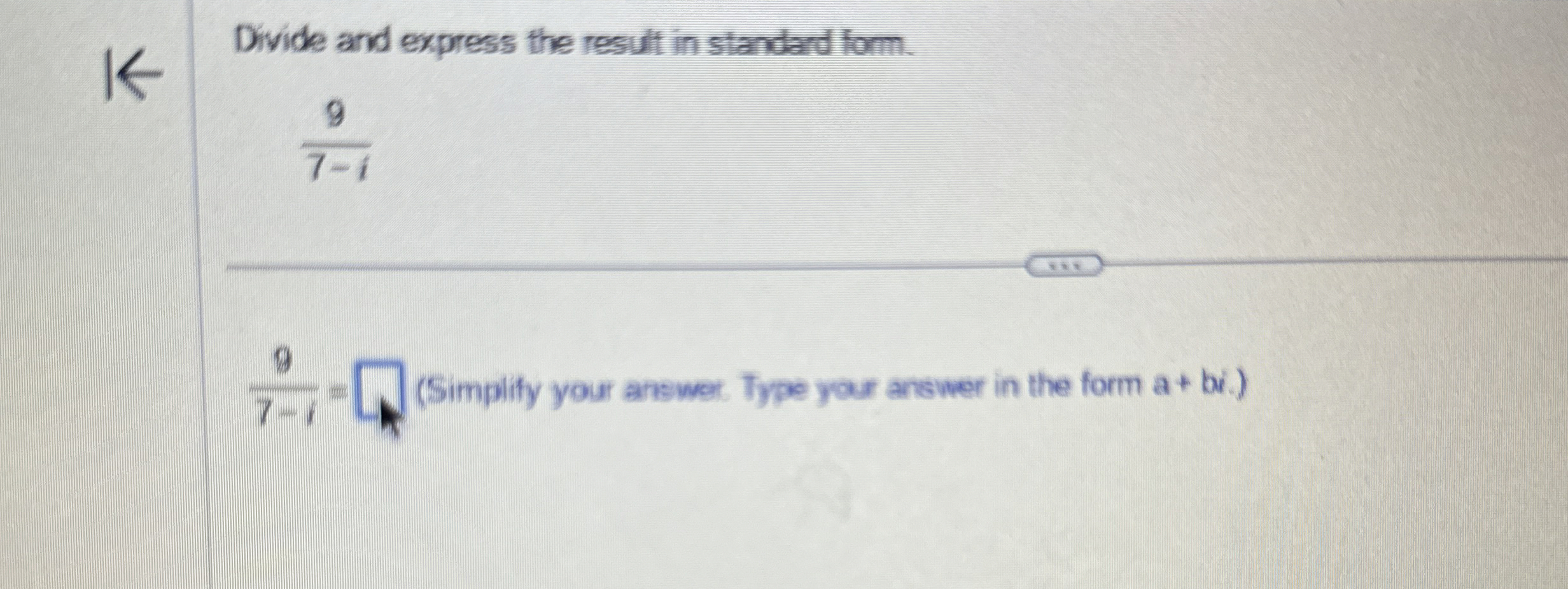 Solved Divide and express the result in standard | Chegg.com