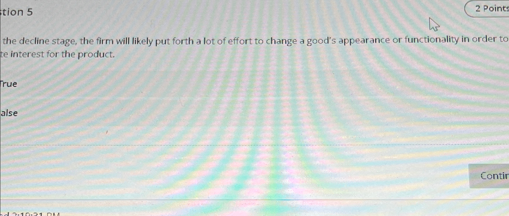 Solved tion 52 ﻿Pointsthe decline stage, the firm will | Chegg.com