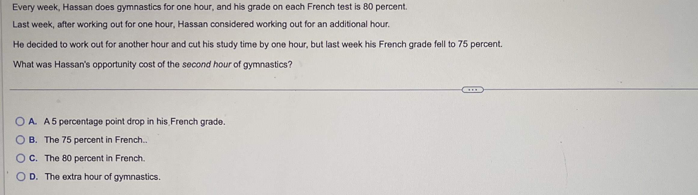 Solved Every week, Hassan does gymnastics for one hour, and | Chegg.com