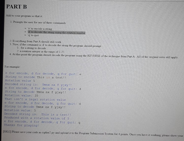 Solved please adjust the code bellow to answer the question | Chegg.com