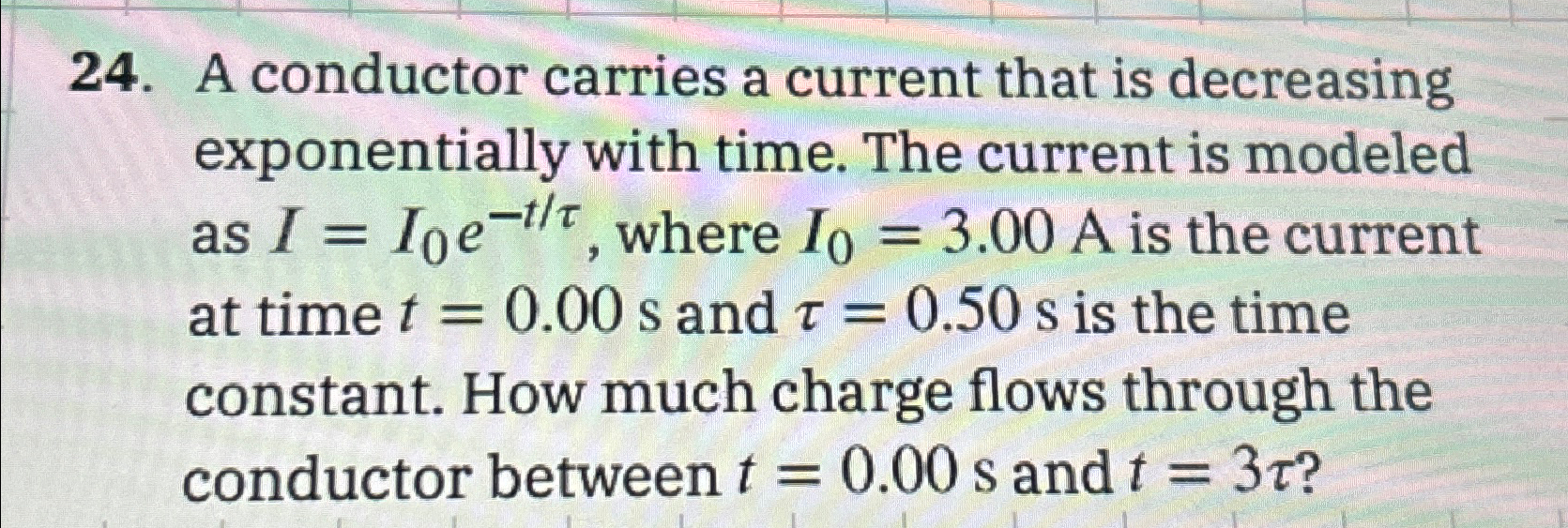 Solved A conductor pcarries a current that is decreasing | Chegg.com