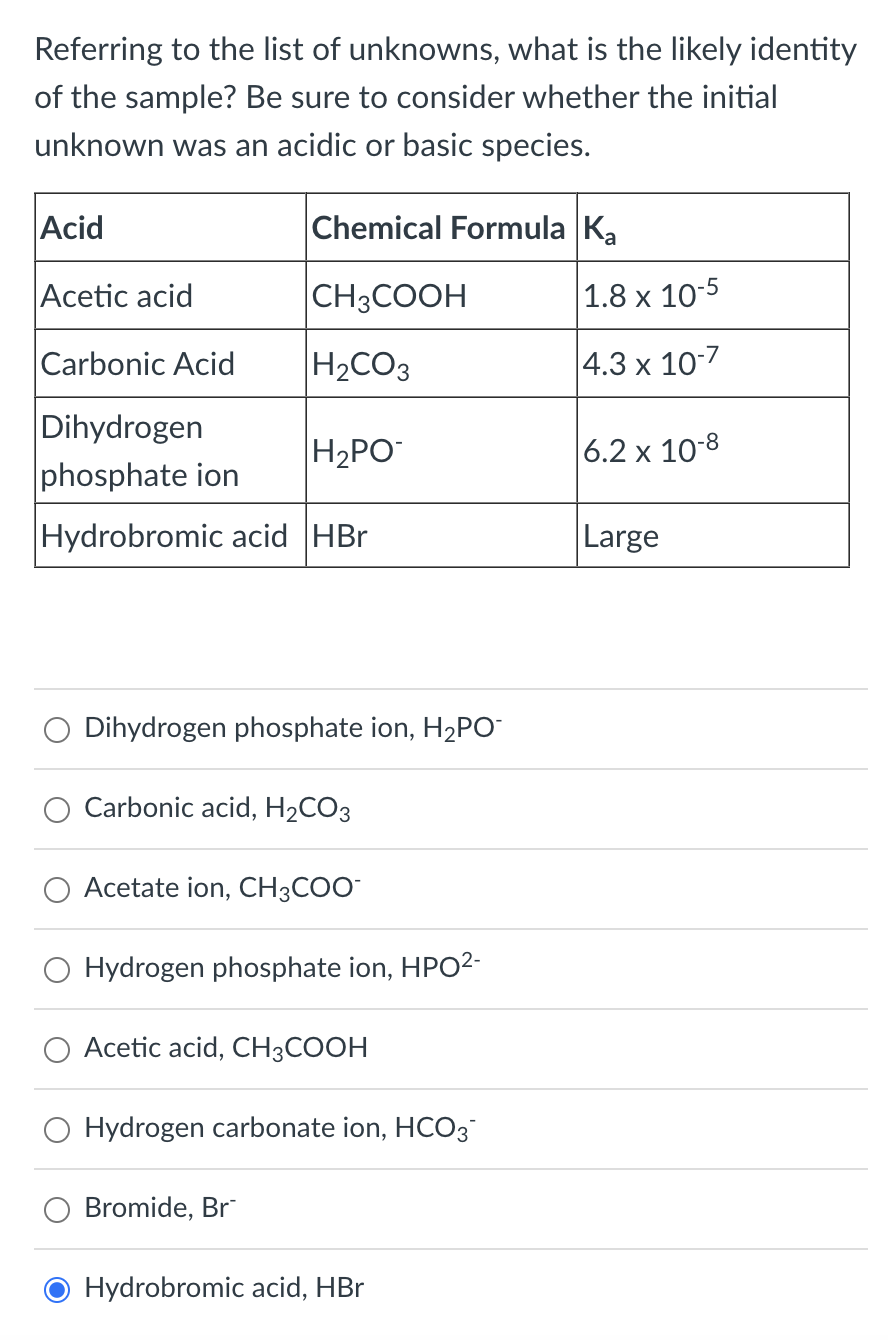 Solved part A and Determine the volume in mL of HCl added to | Chegg.com