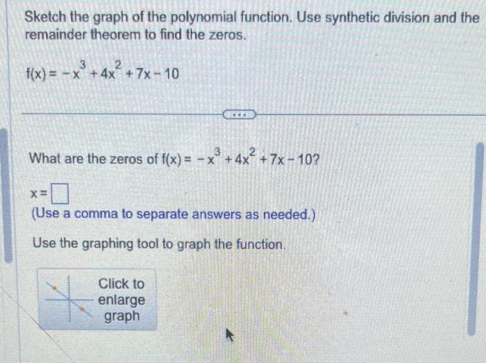 Solved Sketch the graph of the polynomial function. Use | Chegg.com