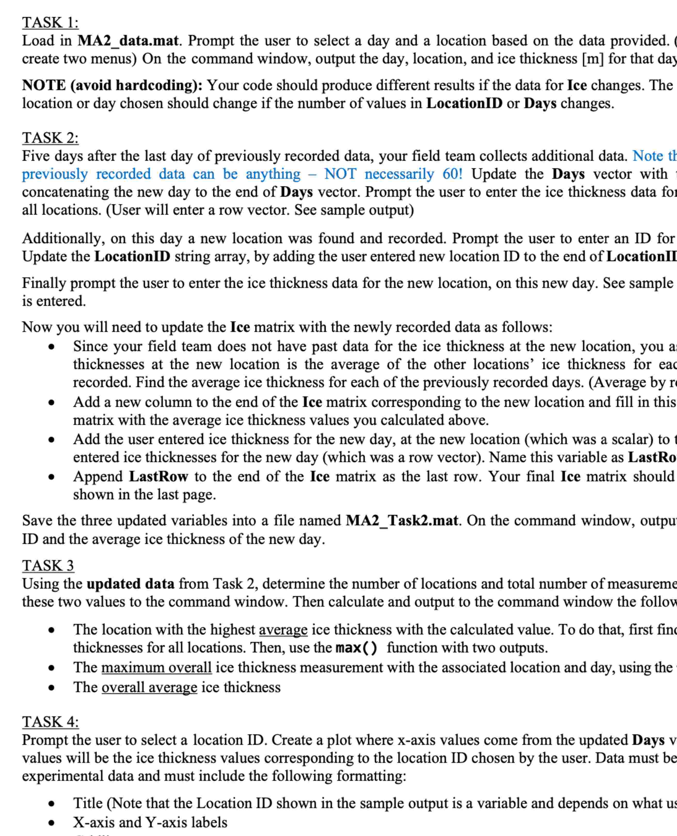 Solved Please help me with Task 3 ﻿also If you could do | Chegg.com