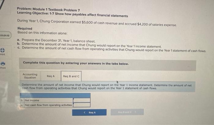 Solved Problem: Module 1 Textbook Problem 7 Learning | Chegg.com