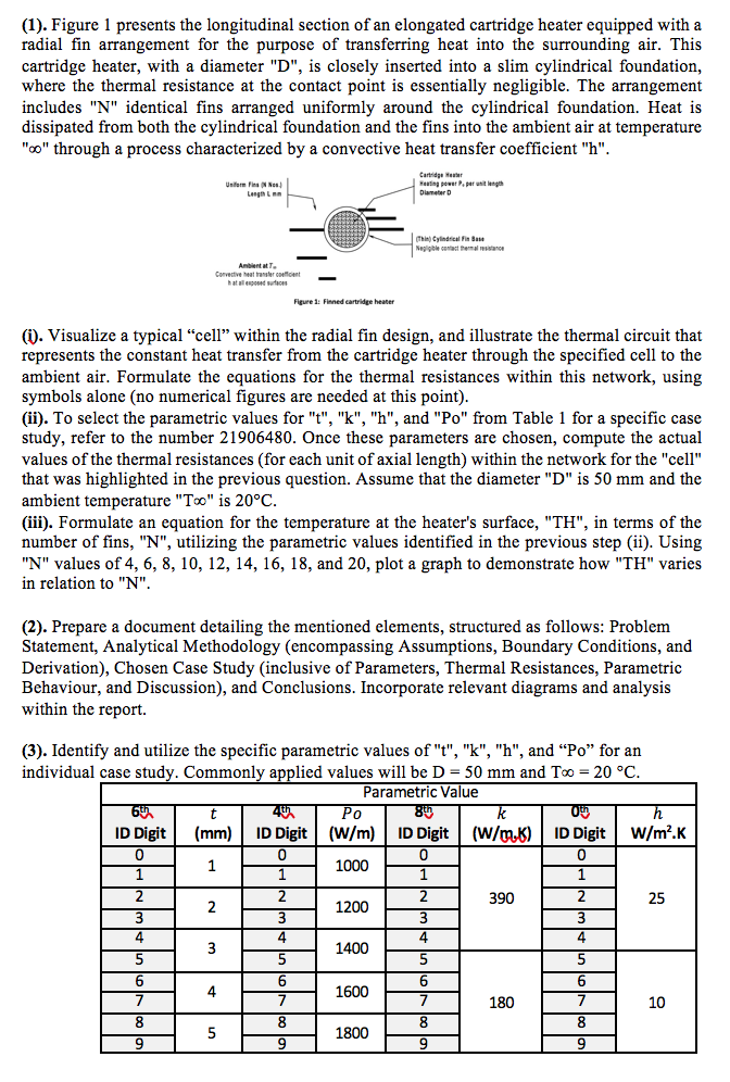 Solved (1). ﻿Figure 1 ﻿presents the longitudinal section of | Chegg.com