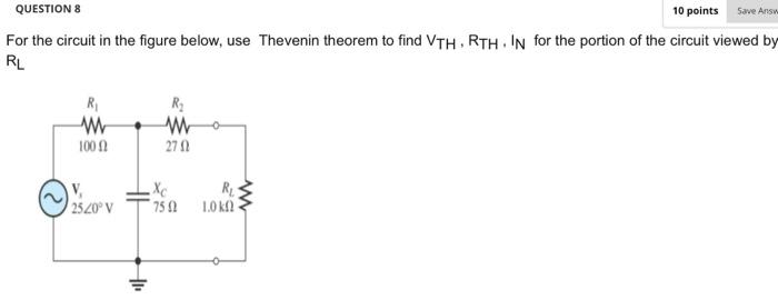 Solved Determine the real power (P), reactive power(Q), | Chegg.com