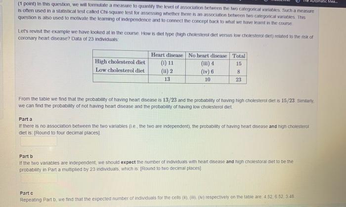 Solved (4 point) In this question, we will formulate a | Chegg.com