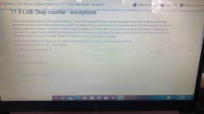 Solved A pedometer treats walking 2,000 steps as walking 1 | Chegg.com