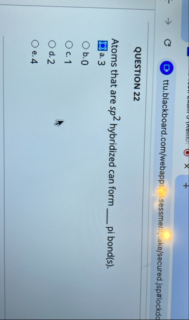 Solved ttu.blackboard.com/webapps | Chegg.com