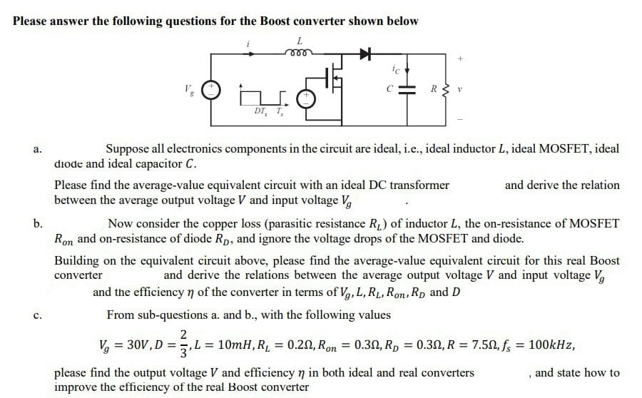 Solved Please answer the following questions for the Boost | Chegg.com