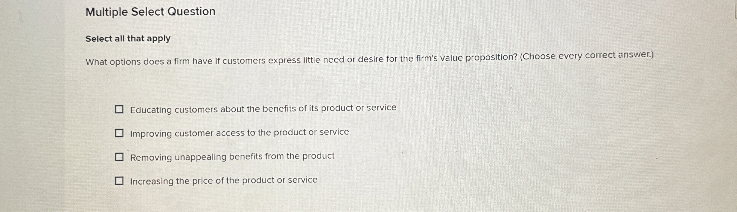 Solved Multiple Select QuestionSelect all that applyWhat | Chegg.com