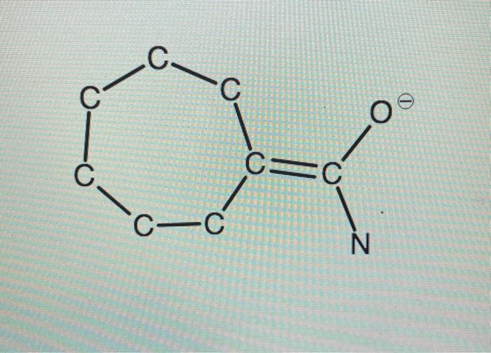 Solved The following is a skeleton of a molecular anion | Chegg.com